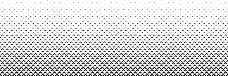 Horizontal Black Halftone of Arrow Design for Pattern and Background ...