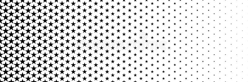 Horizontal Black Halftone of Octagon Design for Pattern and Background ...