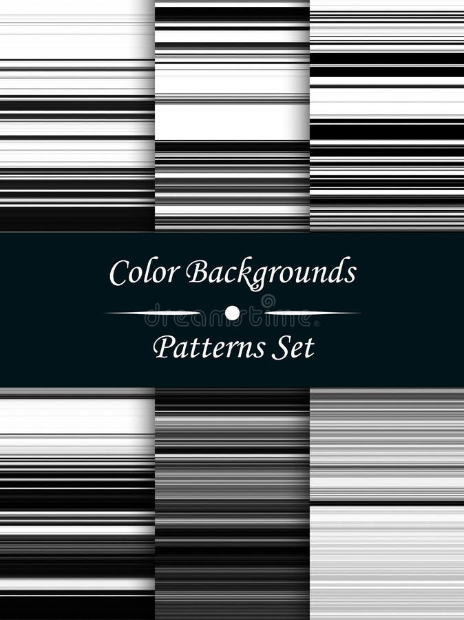 Horizontal Black and White Stripes Abstract Background, Stretched ...