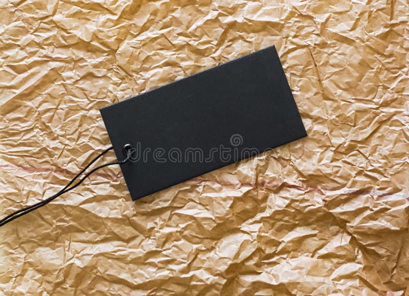 Horizontal Blank Price Tag for Sustainable Eco Brand Stock Photo ...