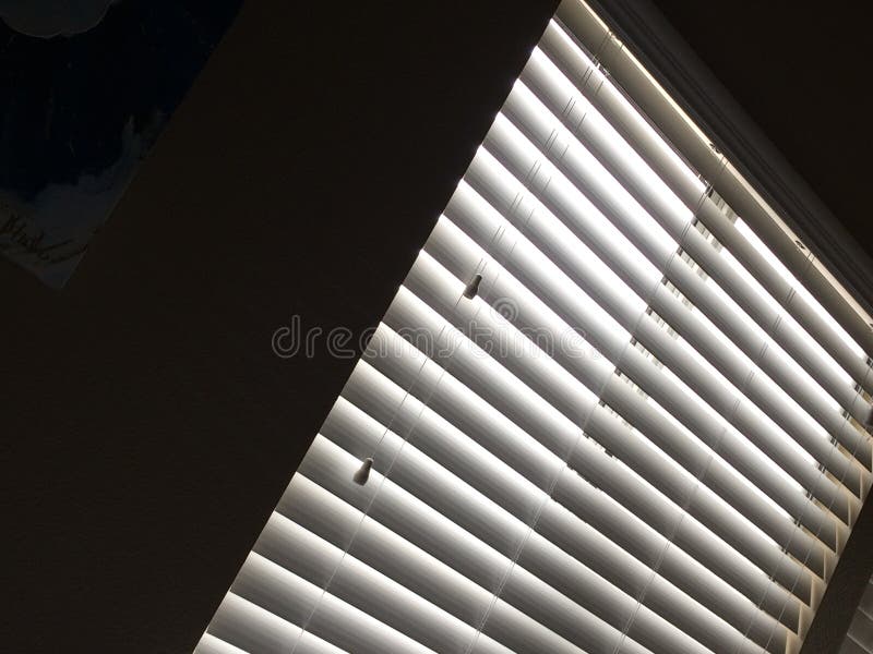 Horizontal Blinds Sunlight Pattern Window Stock Photo - Image of decor ...