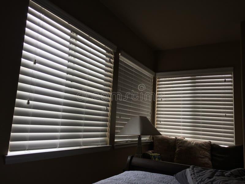 Horizontal Blinds Sunlight Pattern Window Stock Photo - Image of office ...