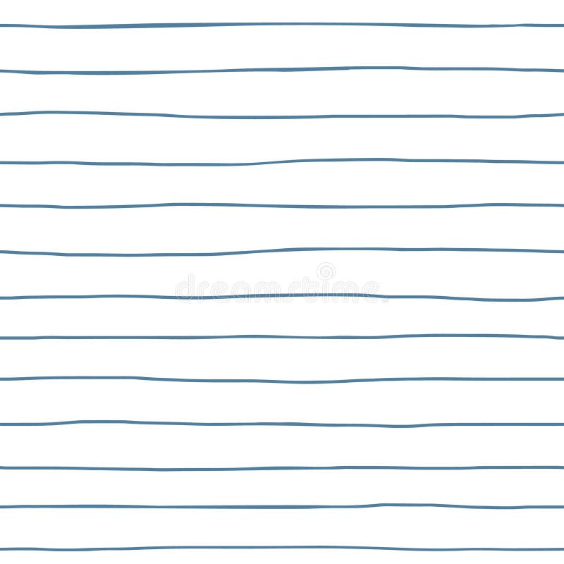 Horizontal Blue Lines. Vector Seamless Texture. Stock Vector ...