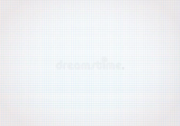 Horizontal Blue Squared, Grid White Maths Paper. Background for School ...