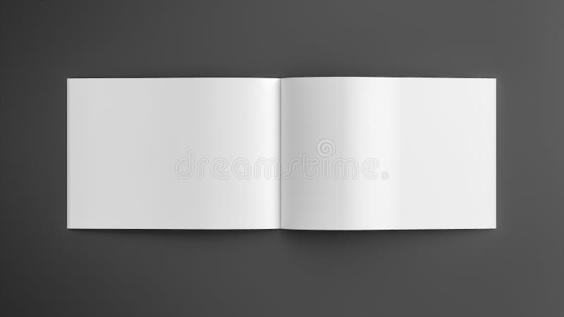 Horizontal Booklet Mock Up Stock Illustrations – 563 Horizontal Booklet ...