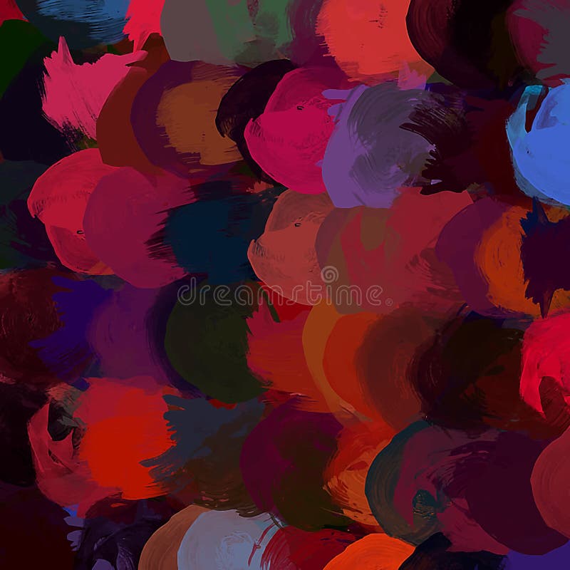 Horizontal Brush Strokes Background. Stock Illustration - Illustration ...