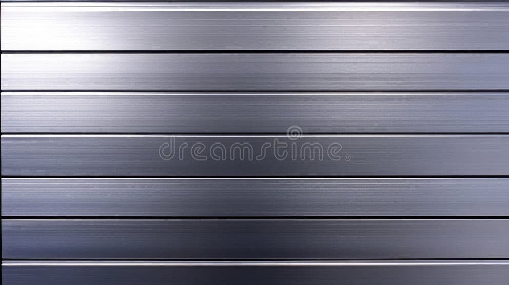 Horizontal Brushed Metal Panels Modern Design Stock Illustration ...