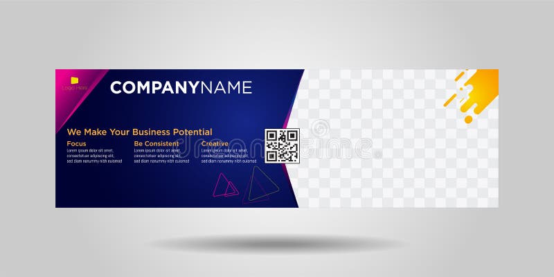 Horizontal Business Banners Simple Modern Design-04 Stock Vector ...