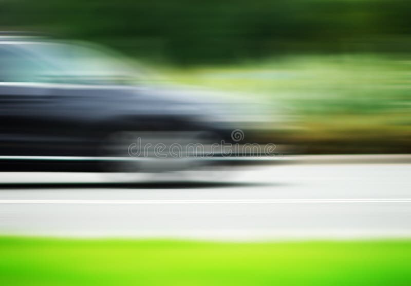Horizontal Car on Road Motion Blur Background Stock Photo - Image of ...