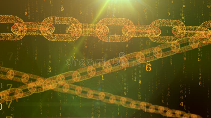 Horizontal Chain Defends Against a Khaki Matrix Stock Illustration ...