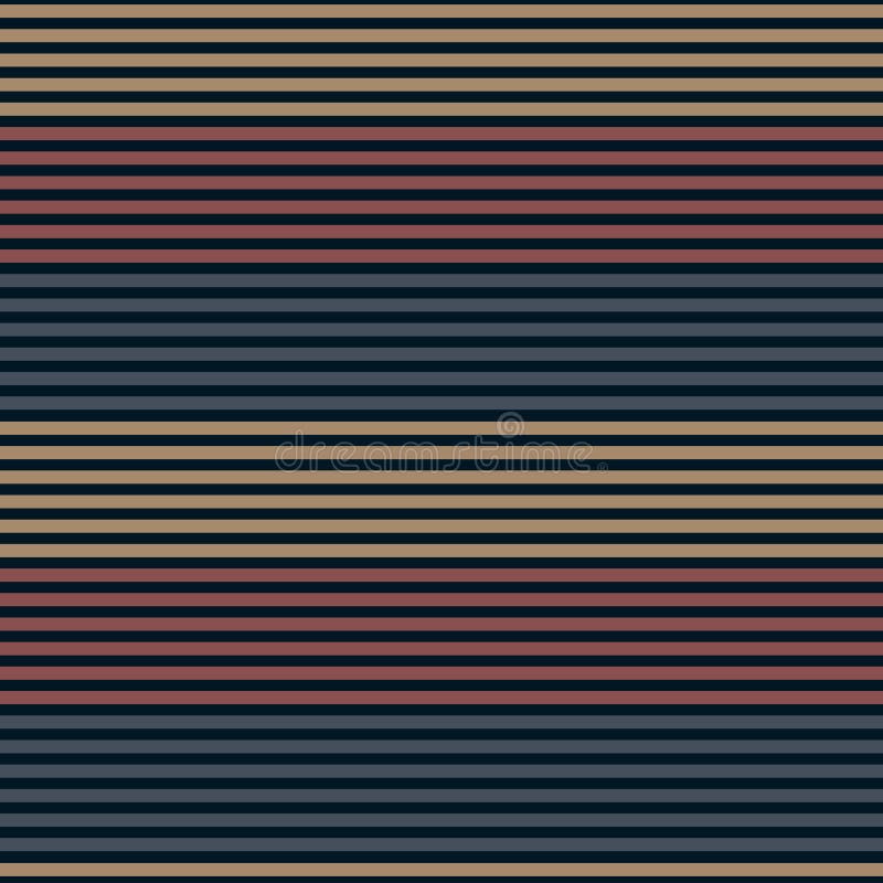 Horizontal Changing Lines Seamless Pattern Stock Vector - Illustration ...