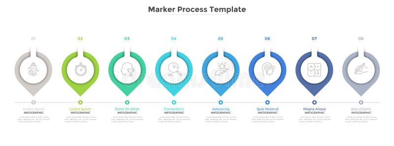 Modern Vector Infographic Template Stock Vector - Illustration of ...
