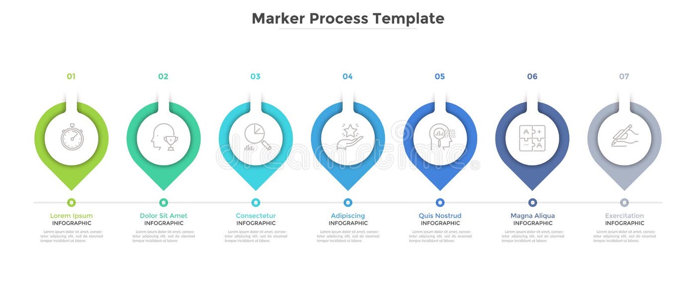 Process Milestone Markers Stock Illustrations – 32 Process Milestone ...