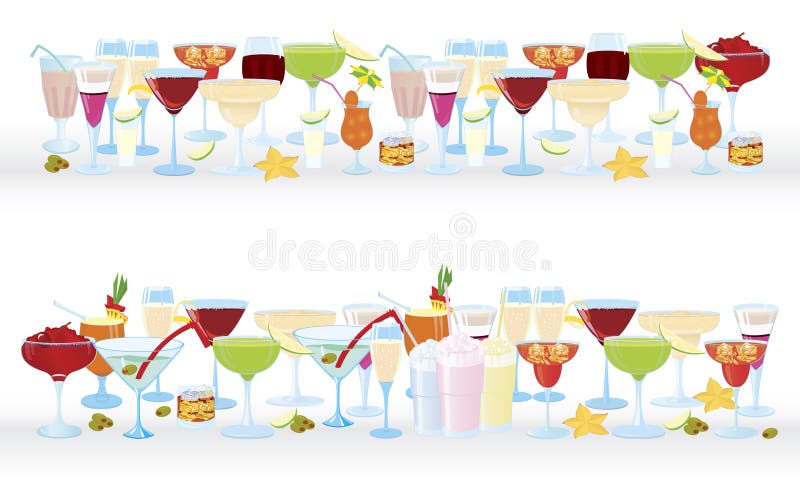 Beverage Borders stock illustration. Illustration of bottle - 5402827