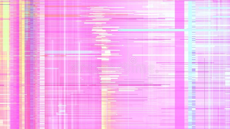 Horizontal Code Pattern Glitch Art Stock Illustration - Illustration of ...