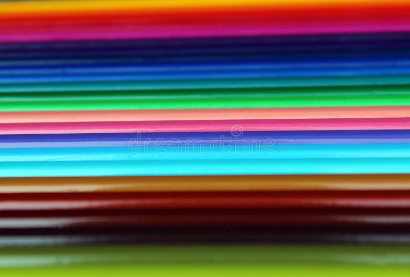 Horizontal Color Pencils Gradient Texture Stock Image - Image of ...