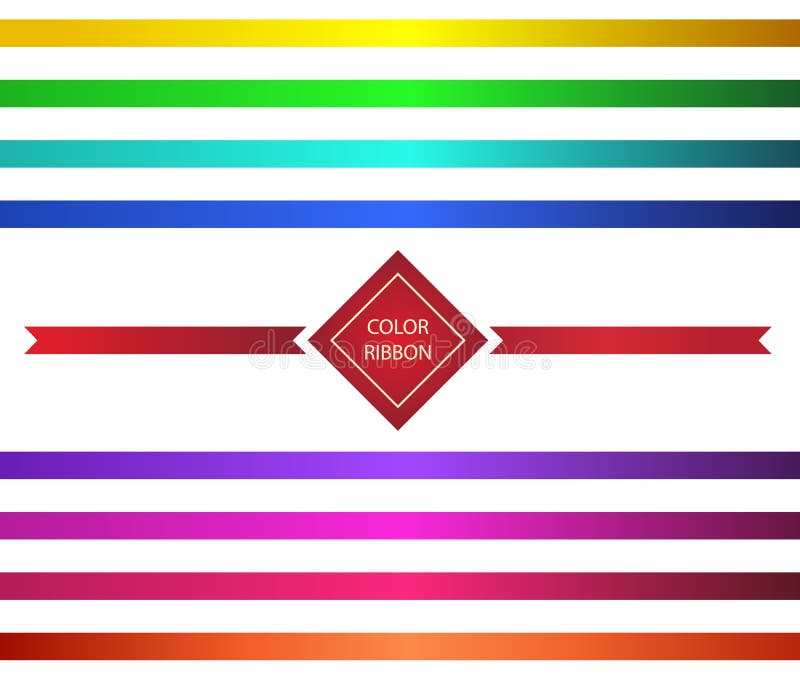 Vector Template Color Gradient. Stock Vector - Illustration of isolated ...