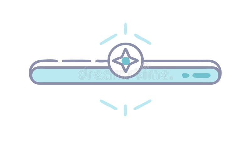 Horizontal Compass Bar, Directional Indicator Strip, Vector Design ...