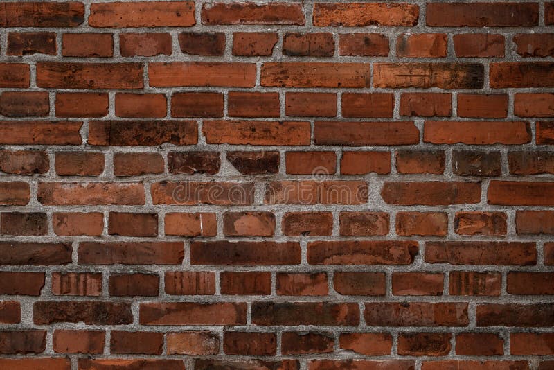 Dark Red Brick Wall Texture. Abstract Background Pattern Stock Image ...