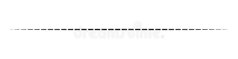 Horizontal Dashed, Segmented Lines Design Shape Element Stock Vector ...