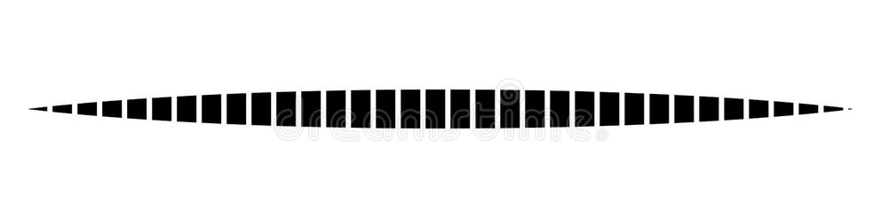 Horizontal Dashed, Segmented Lines Design Shape Element Stock Vector ...