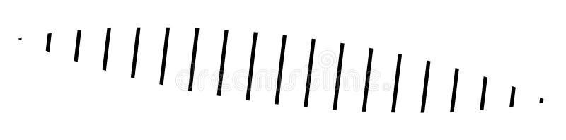 Horizontal Dashed, Segmented Lines Design Shape Element Stock Vector ...