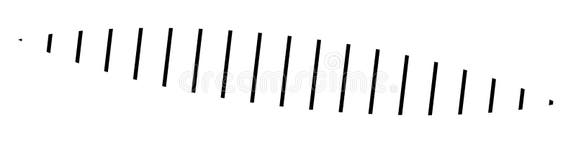 Horizontal Dashed, Segmented Lines Design Shape Element Stock Vector ...