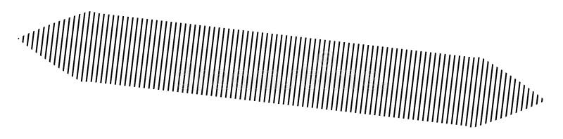 Horizontal Dashed, Segmented Lines Design Shape Element Stock Vector ...