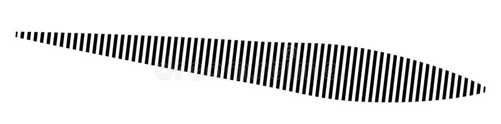 Horizontal Dashed, Segmented Lines Design Shape Element Stock Vector ...