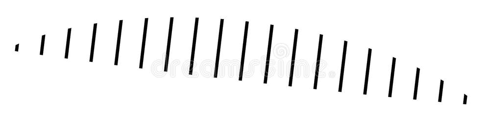 Horizontal Dashed, Segmented Lines Design Shape Element Stock Vector ...