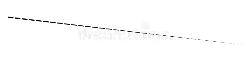 Horizontal Dashed, Segmented Lines Design Shape Element Stock Vector ...