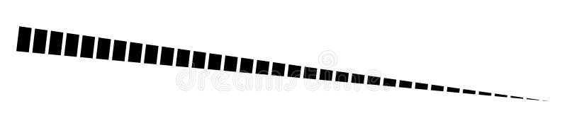 Horizontal Dashed, Segmented Lines Design Shape Element Stock Vector ...