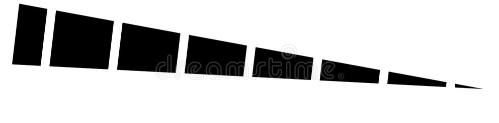 Horizontal Dashed, Segmented Lines Design Shape Element Stock Vector ...