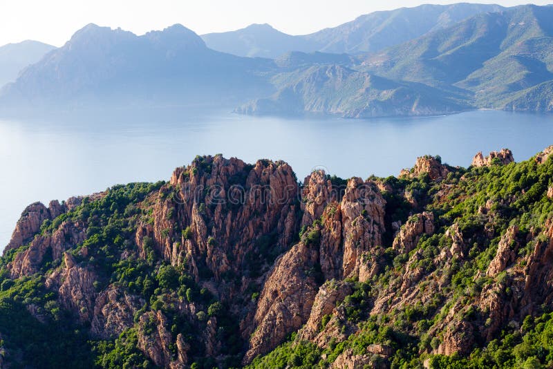Horizontal De Calanche De Piana Photo stock - Image du compartiment ...