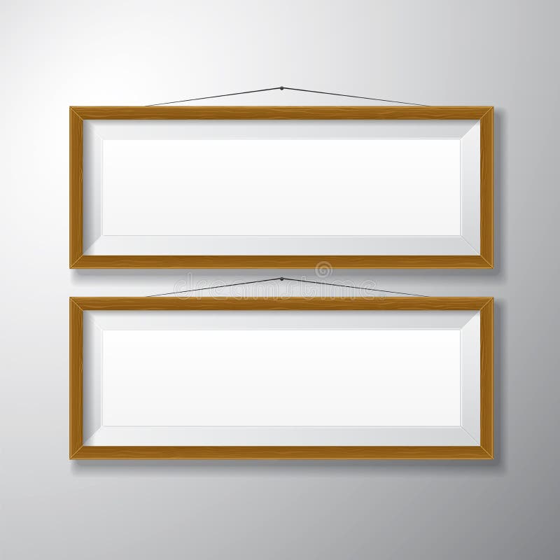 Horizontal De Madera De Los Marcos Stock de ilustración - Ilustración ...