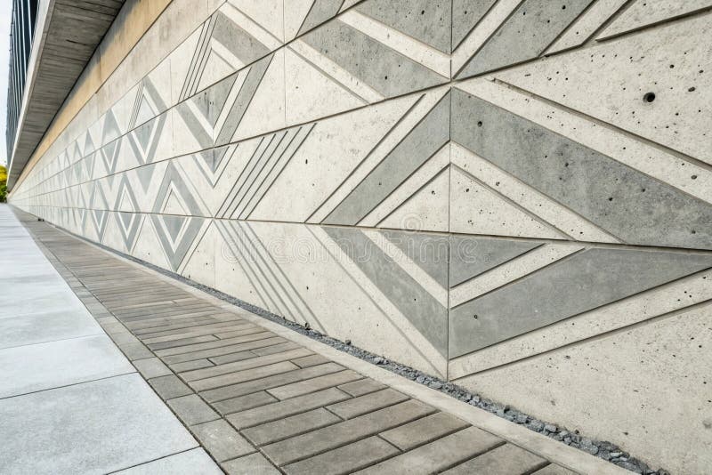 Horizontal Design on Cement and Concrete Texture Stock Illustration ...