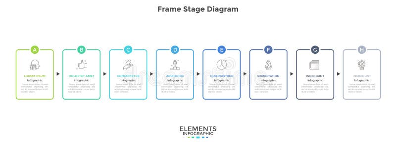 Modern Infographic Template Stock Vector - Illustration of line, option ...