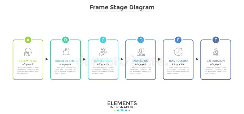 Six Stage Flowchart Process Stock Illustrations – 185 Six Stage ...