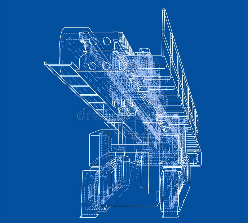 Horizontal Directional Drilling Machine Vector Stock Vector ...