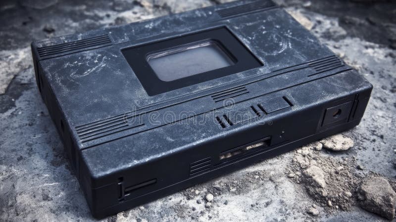 Horizontal Distortion of a Broken Video Image on a Black Background ...