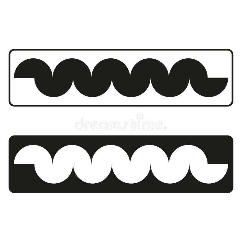 Horizontal Dividers Separators. Geometric Shape. Vector Illustration ...