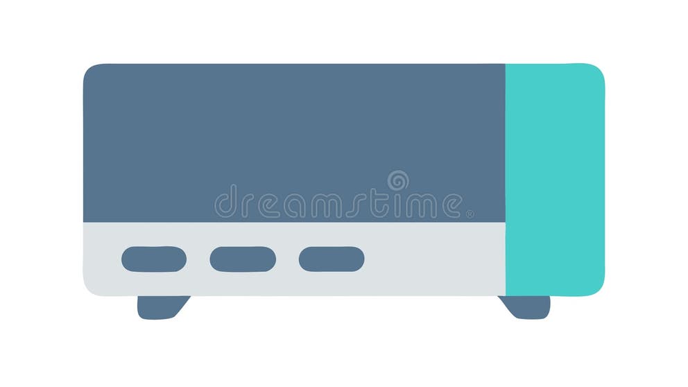 Horizontal Electronic Device Icon, Representing Gadget or Tech, Vector ...