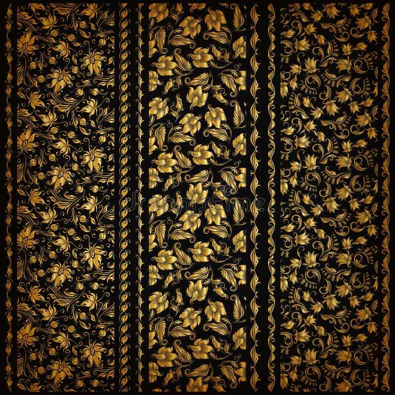 Horizontal Elements Decoration Vector Stock Vector - Illustration of ...