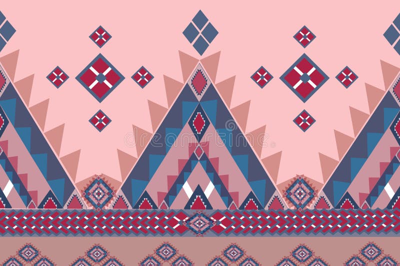 Horizontal Fabric Edge Pattern Stock Illustration - Illustration of ...