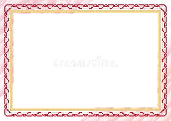 Horizontal Frame and Border with Denmark Flag Stock Illustration ...