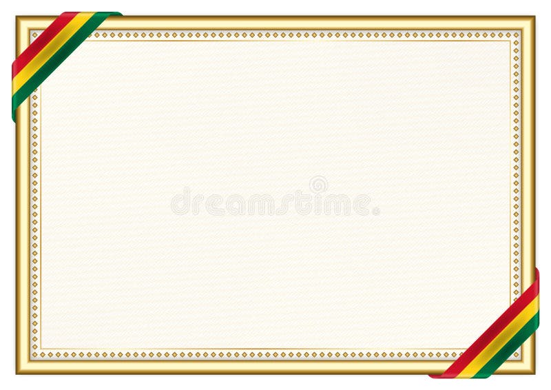 Horizontal Frame and Border with Ghana Flag Stock Vector - Illustration ...
