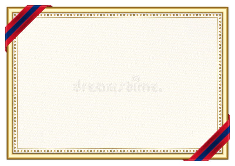 Horizontal Frame and Border with Laos Flag Stock Vector - Illustration ...