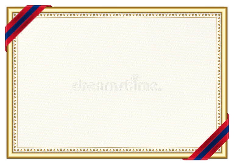 Horizontal Frame and Border with Laos Flag Stock Vector - Illustration ...