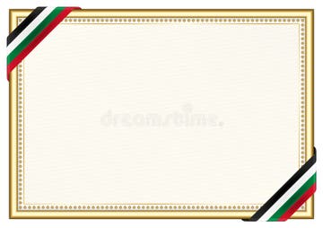 Horizontal Frame and Border with Palestine Flag Stock Vector ...