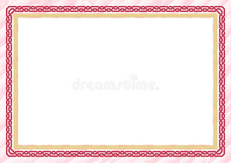 Horizontal Frame and Border with Turkey Flag Stock Illustration ...